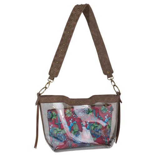 Catchfly Vinita Clear Purse with Cactus Pouch | Be True Western – Be ...