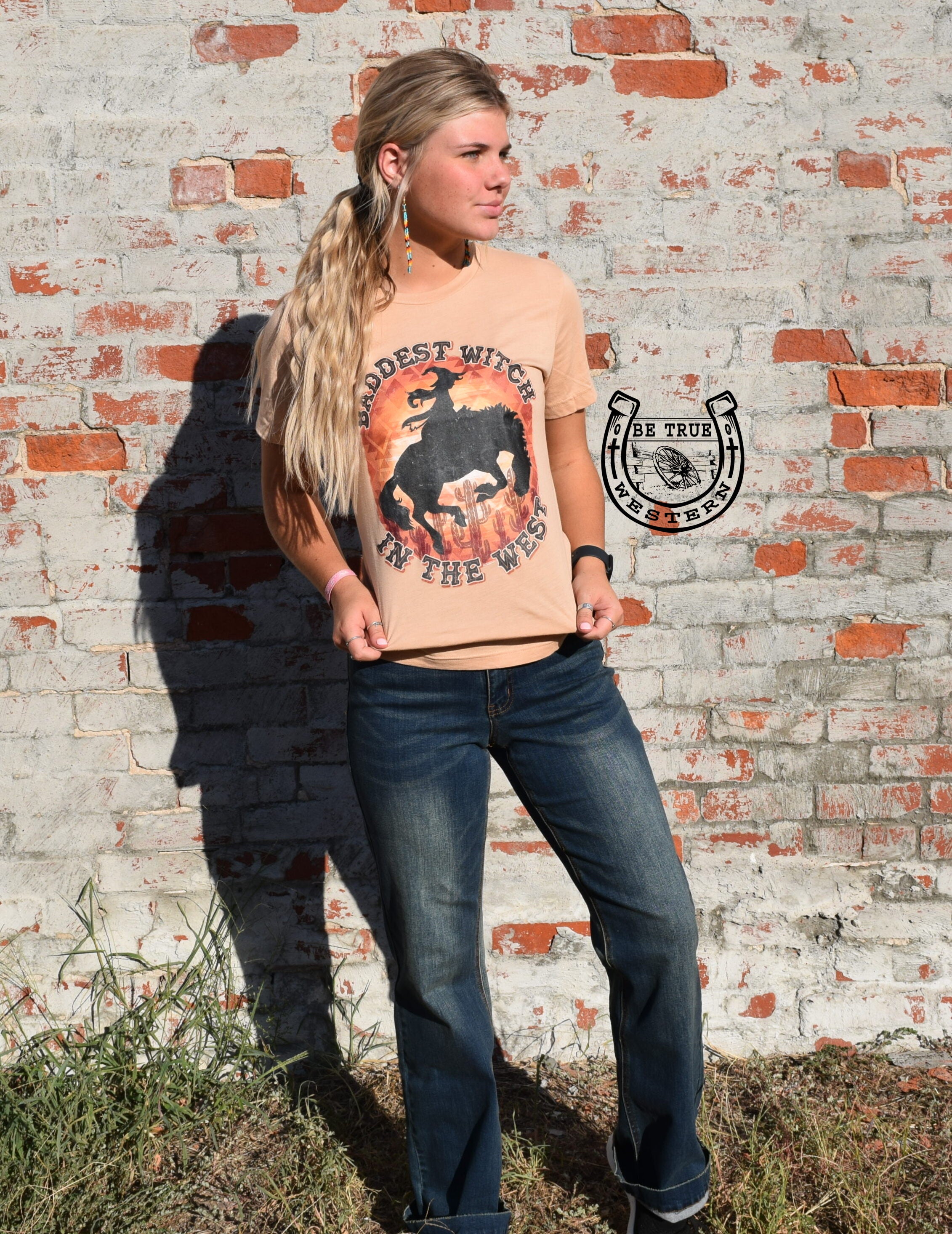 The Baddest Witch of The West Graphic Tee – Be True Western & Boutique